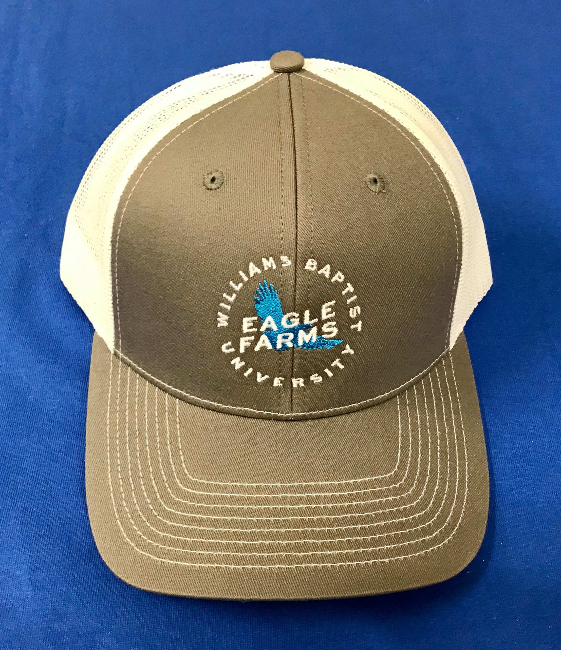 HAT - Charcl/Wht - 366-Eagle Farms (Blu/Wht Logo) | Williams Baptist ...